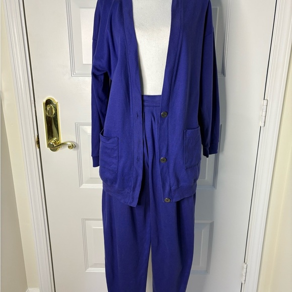 Vintage | Pants & Jumpsuits | Selections By Manor House Blue Buttonup ...
